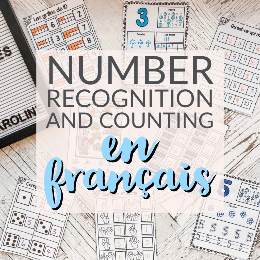 French Counting and Number Recognition - La Classe de Mme Caroline