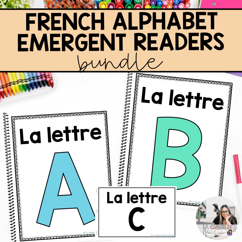 French Alphabet Books for Emergent Readers - French Letter Sounds - La ...