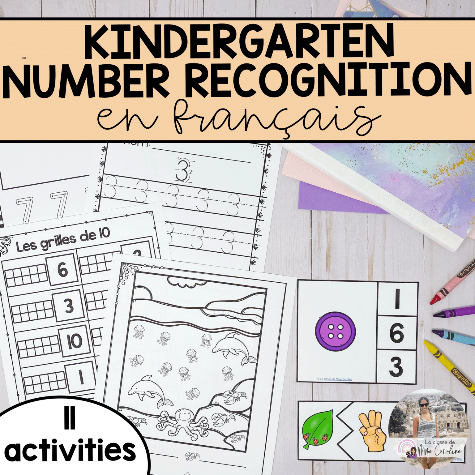 French Kindergarten Alphabet Recognition Bundle - La Classe de Mme Caroline