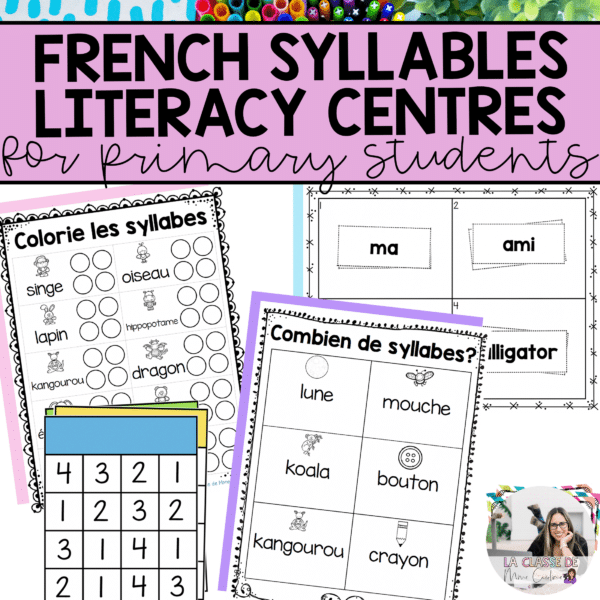 J'apprends à lire #2: les syllabes | French Phonological Awareness ...