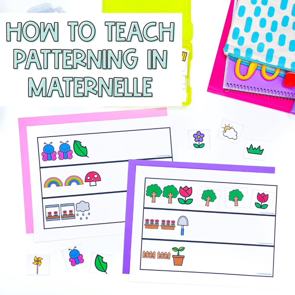 How to Teach Patterning in Kindergarten in 3 Easy Steps - La Classe de ...