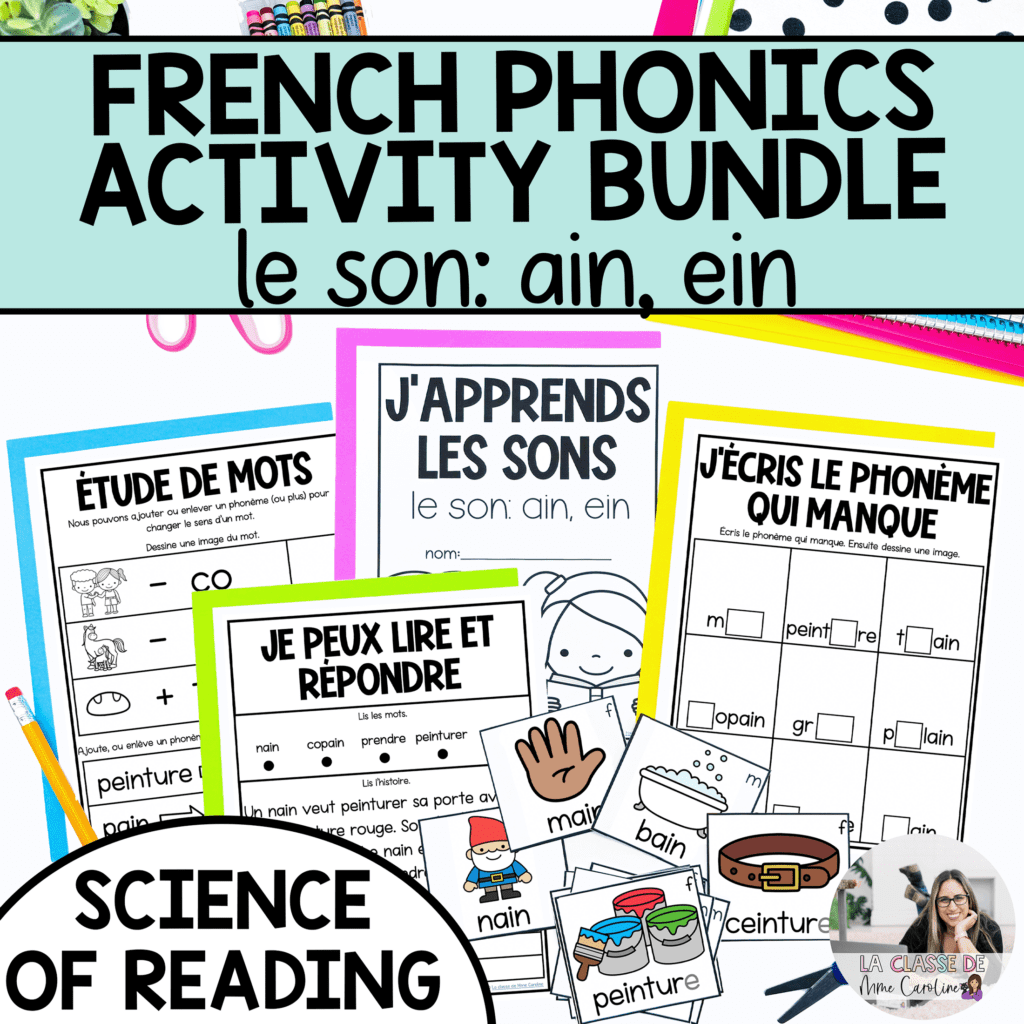 French Phonics Activities - Decoding, Phonological & Phonemic Awareness ...